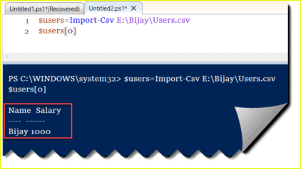 How to create an array in PowerShell from CSV file - SPGuides