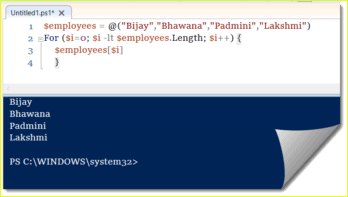 How to loop through a PowerShell array - SPGuides