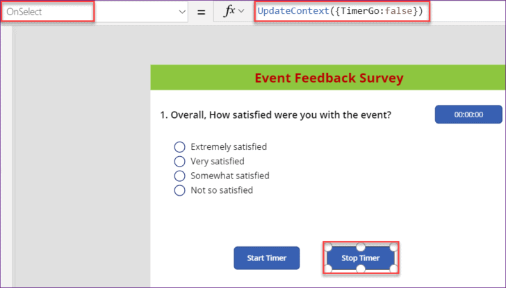 Powerapps Timer Control How To Use Start And Reset With Button 7788