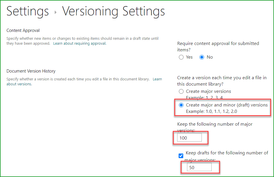 SharePoint Online PowerShell: Disable versioning in a document library (PnP PowerShell) - SPGuides
