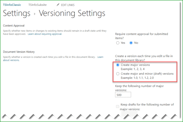 Sharepoint Online Powershell Disable Versioning In A Document Library
