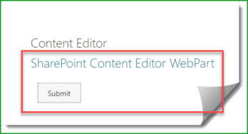 Content Editor Webpart in SharePoint Online - SharePoint & Microsoft ...