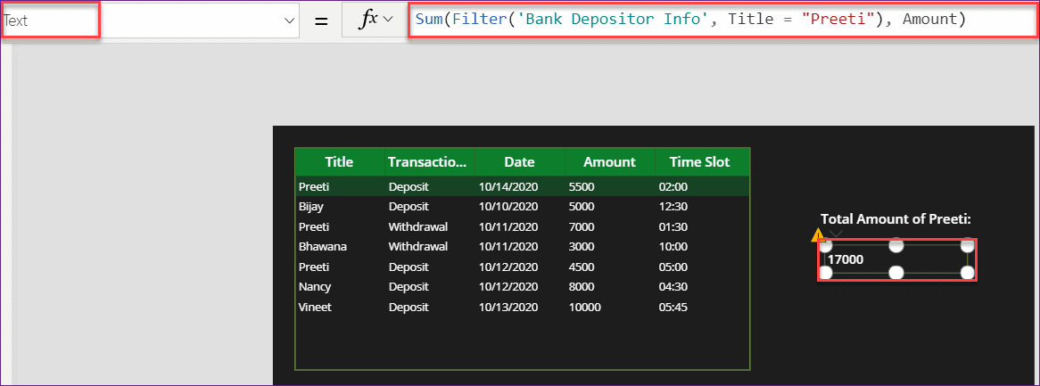 Powerapps Sum Function Get Sum Of A Column Powerapps Spguides