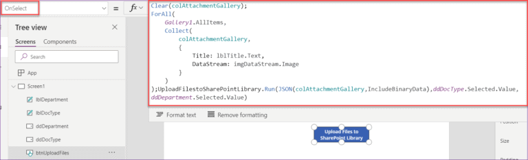 PowerApps upload file to SharePoint document library - SPGuides