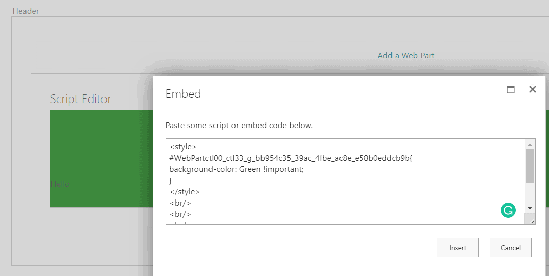 Script editor web part in SharePoint [Complete tutorial] - SPGuides