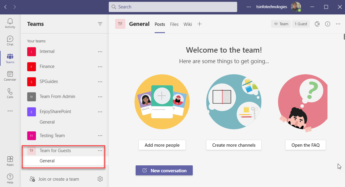 How to create a team in Microsoft Teams - SPGuides