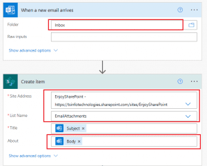 Power Automate save email attachment to SharePoint - SPGuides