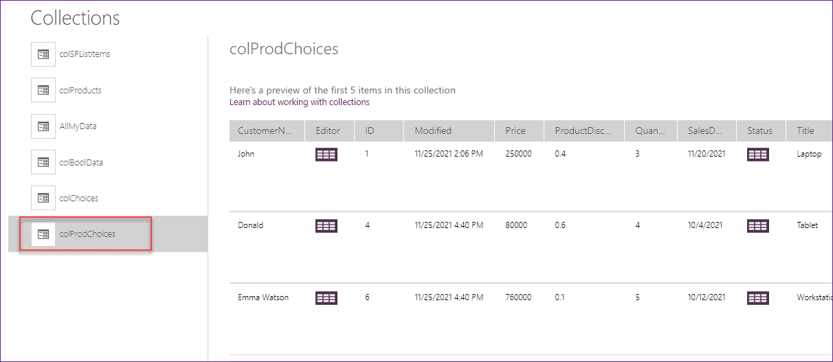 Create Collection from SharePoint List in PowerApps - SharePoint & Microsoft Power Platform ...