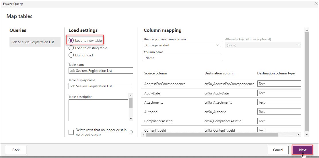 Dataverse create table from SharePoint list - SharePoint & Microsoft ...