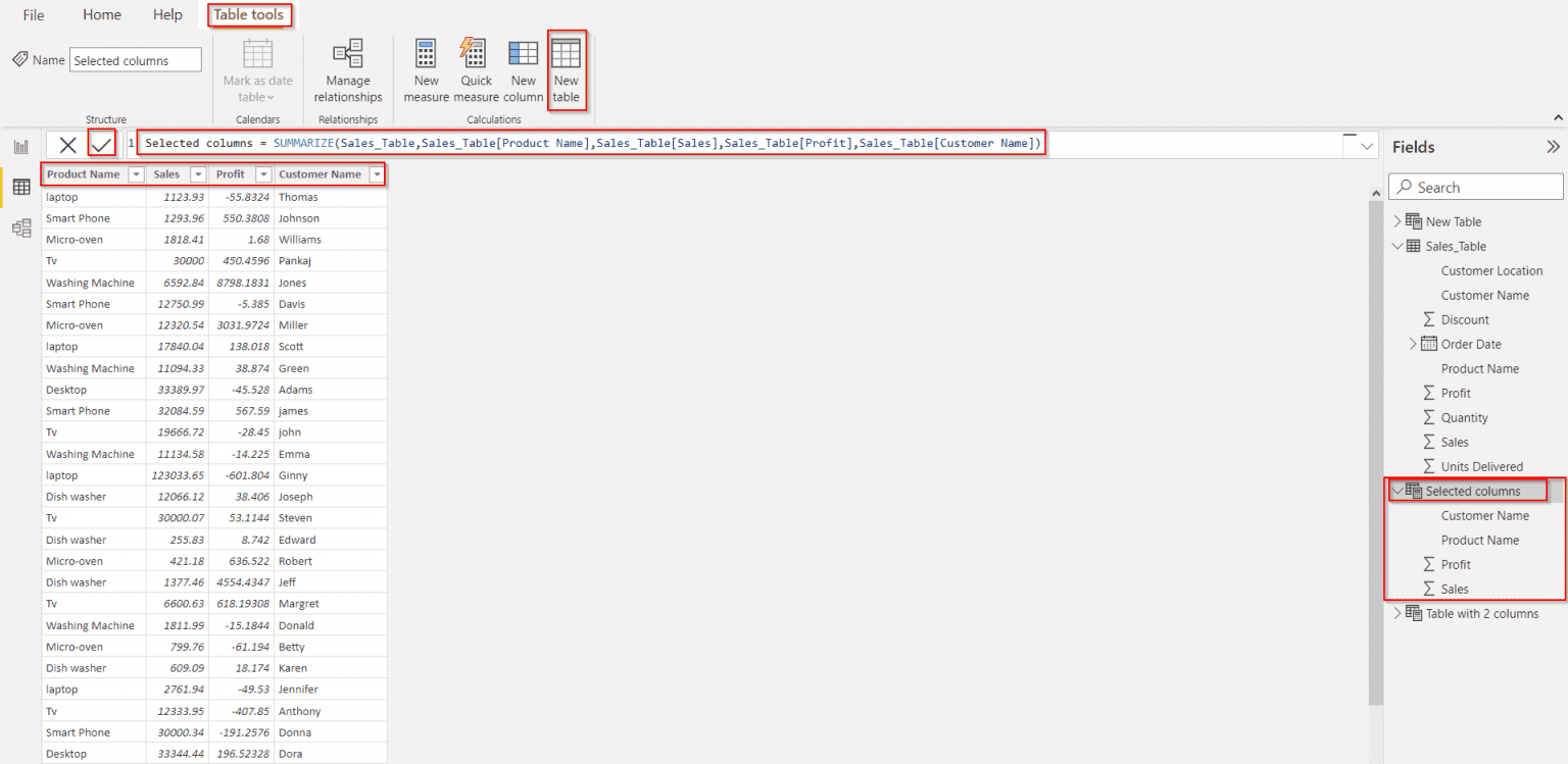 Power BI Create Table From Another Table - SharePoint & Microsoft Power Platform Tutorials ...