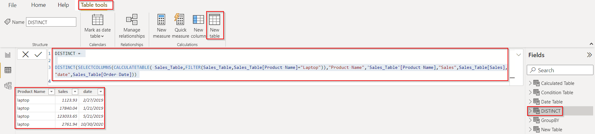Power BI Create Table From Another Table - SharePoint & Microsoft Power ...