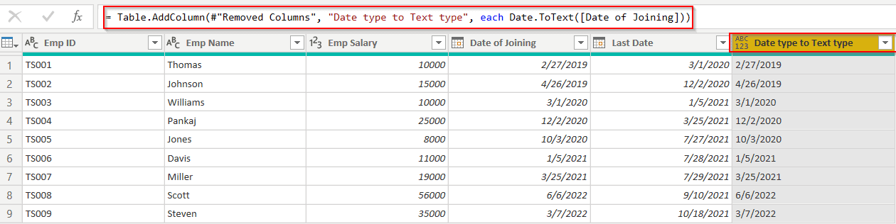Power Query Add Column Date [15 Examples] - SPGuides