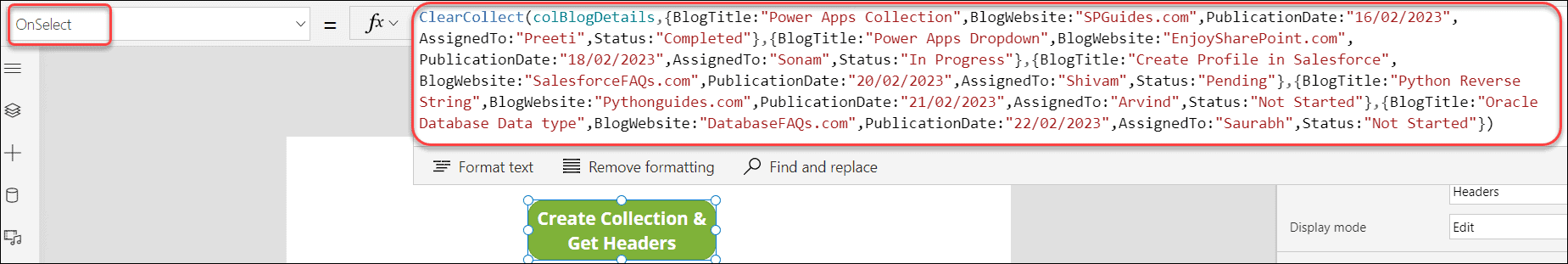 How To Get Collection Column Names In Power Apps From 3 Different Datasources Sharepoint