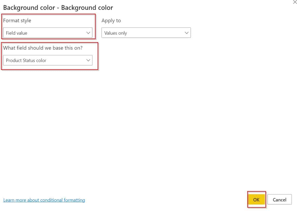 Power Bi Conditional Formatting Based On Text Sharepoint And Microsoft 7671