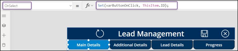 Create Multiple Tabs In Power Apps Form Download Lead Management App Example Sharepoint