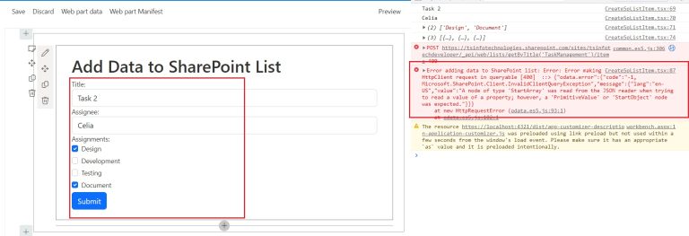 A Primitive Value Or Startobjectnode Was Expected Sharepoint And Microsoft Power Platform