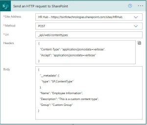 How to add Site columns to SharePoint content type using Power Automate? - SharePoint ...