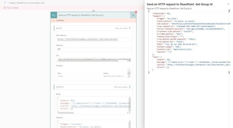 Attempted To Perform An Unauthorized Operation Power Automate Error Sharepoint And Microsoft