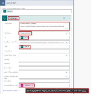How to Update SharePoint List Field with today's date in Power Automate? - SharePoint ...