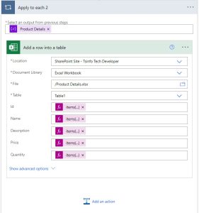How to loop through XML data and insert into Excel using Power Automate? - SPGuides