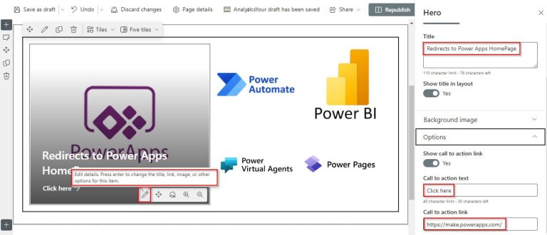SharePoint Online Hero Web Part - SharePoint & Microsoft Power Platform Tutorials - SPGuides