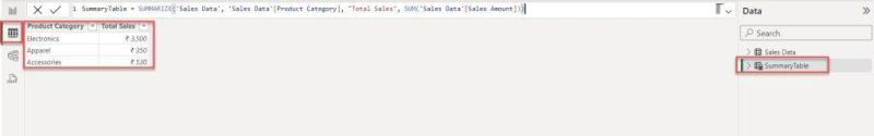 How to Create a New Table From an Existing Table in Power BI ...