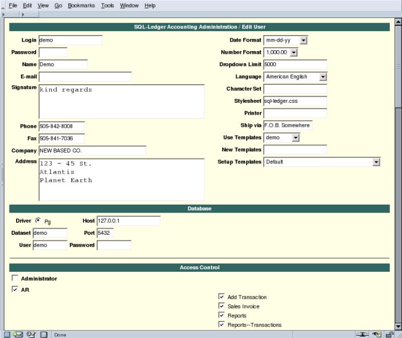 Sql Ledger Erp - Premium Space Image Gallery - 8K