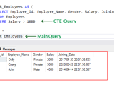 Sql Cte