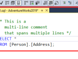 Sql Comments