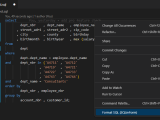Free Visual Code Sql Formatter
