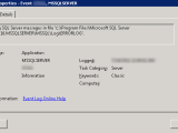 Identifying Sql Server Error Log File Location
