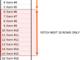 Sql Server Offset Fetch