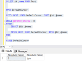 Sql Server Cursor Attributes