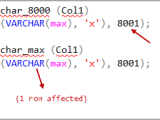 Comparing Varchar Max Vs Varchar N Data Types In Sql Server