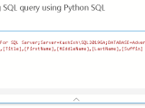 Use Python Sql Scripts In Sql Notebooks Of Azure Data Studio
