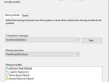 Data Mining Query In Ssis