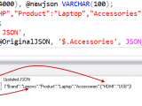 Modifying Json Data Using Json Modify In Sql Server