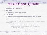 Oracle Sqlerrm Function