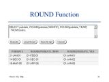 Oracle Round Function For Date