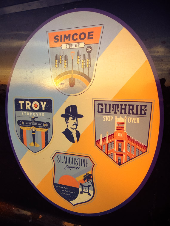Simcoe, Troy, Guthrie & St. Augustine Stopover Logos
