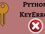 Python Keyerror