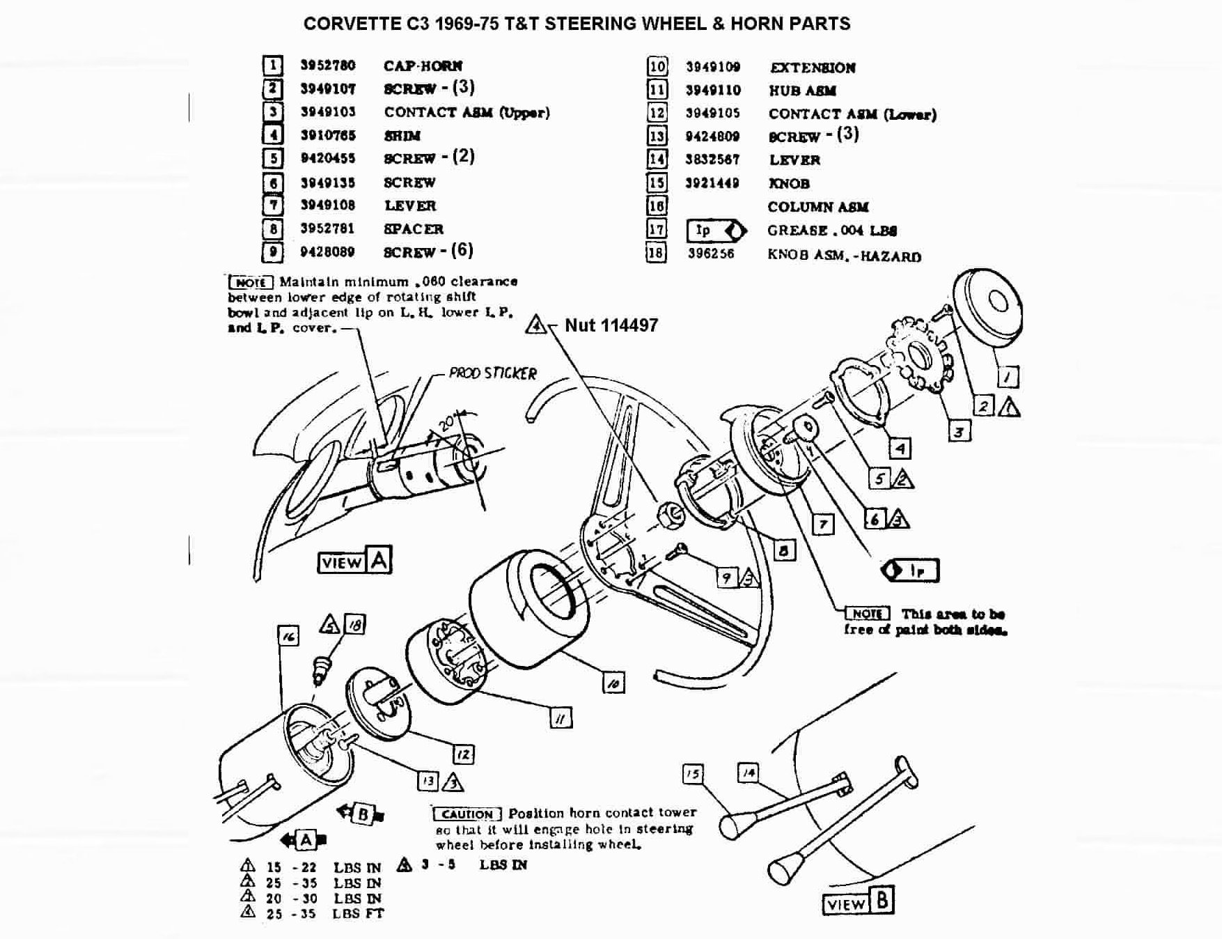 1972 Corvette Turn Signal Wiring Diagram