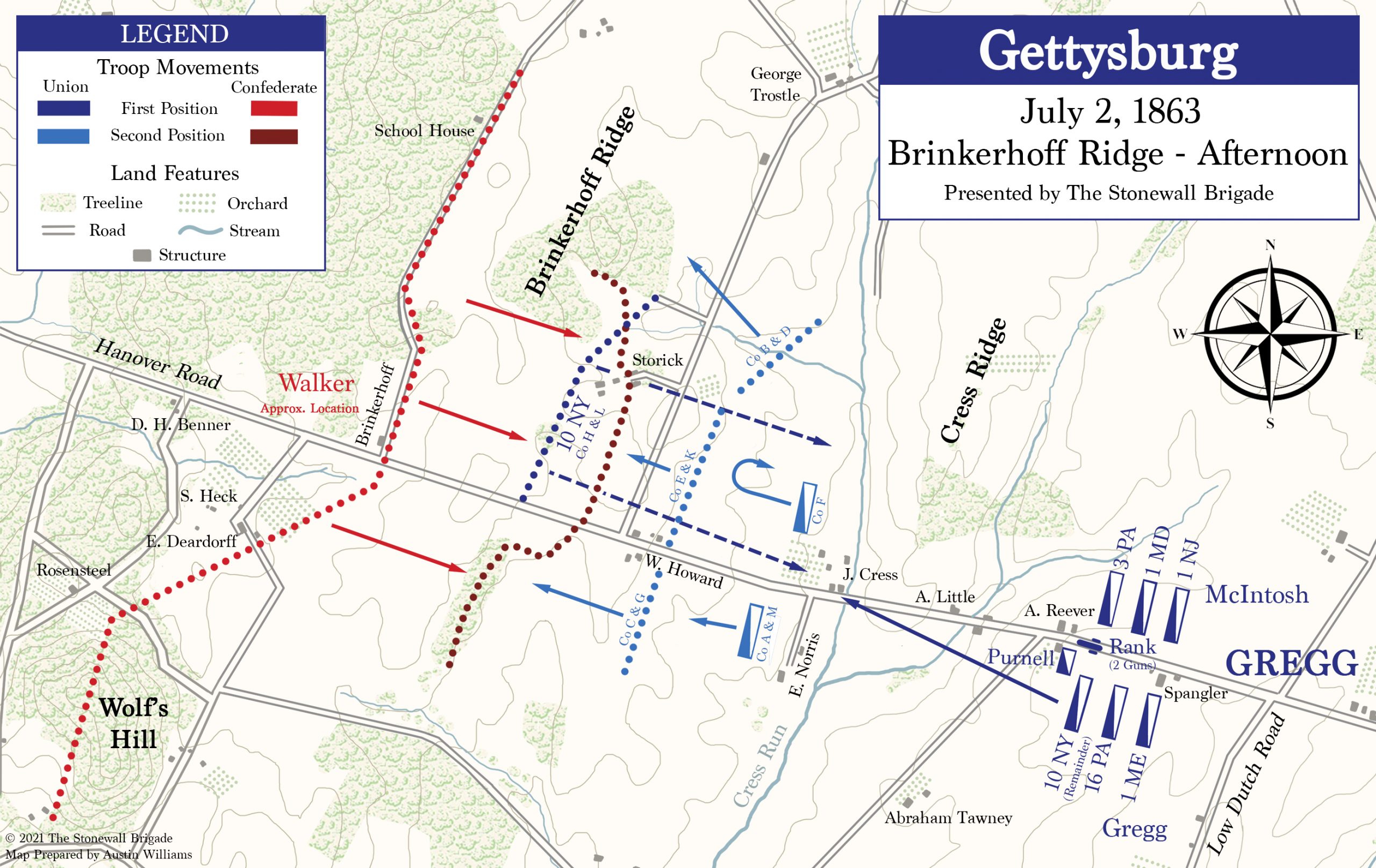 The Stonewall Brigade at Gettysburg - Part Two: Clash on Brinkerhoff’s ...