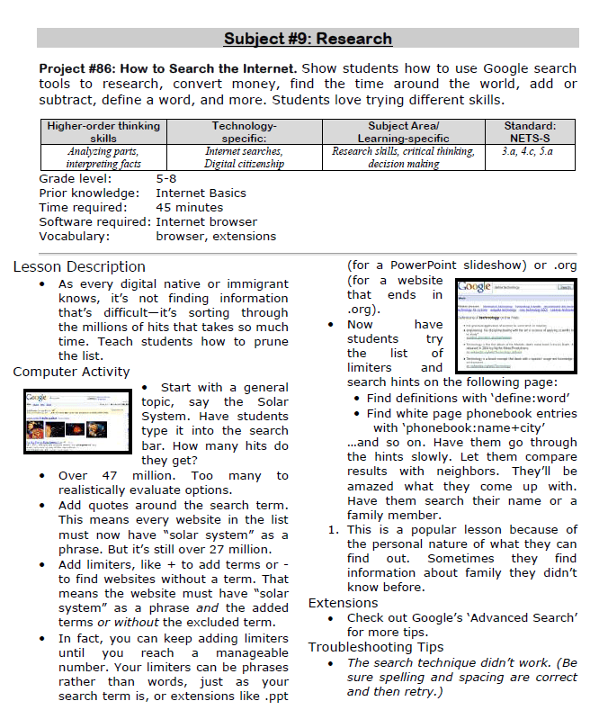 Research with Technology Bundle - Structured Learning