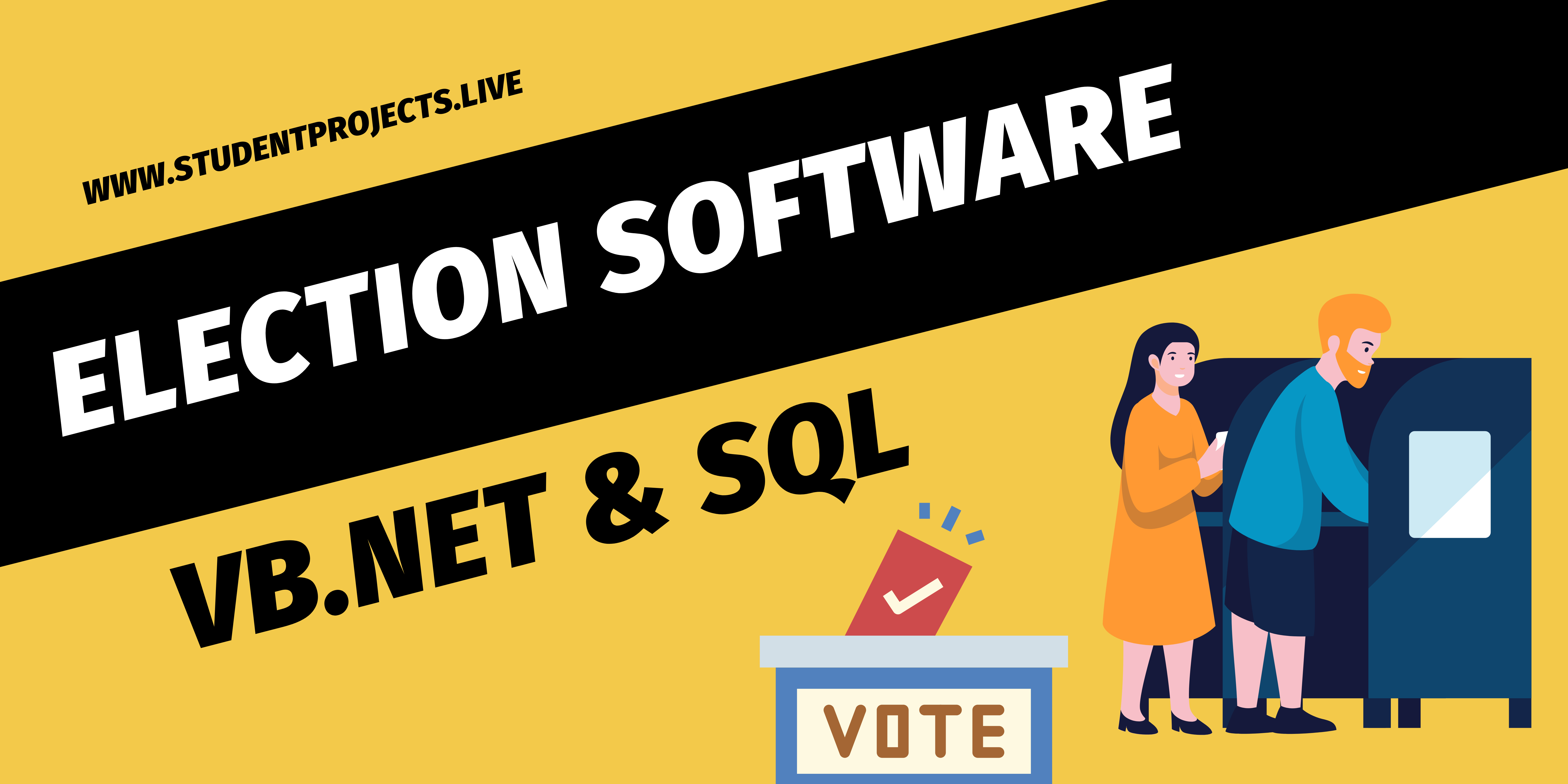 Election Software Mini Project - VB.NET & SQL SERVER - Student Projects Live