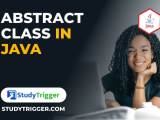 Abstract Class In Java Study Trigger
