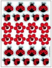 Lady bug sticker pack