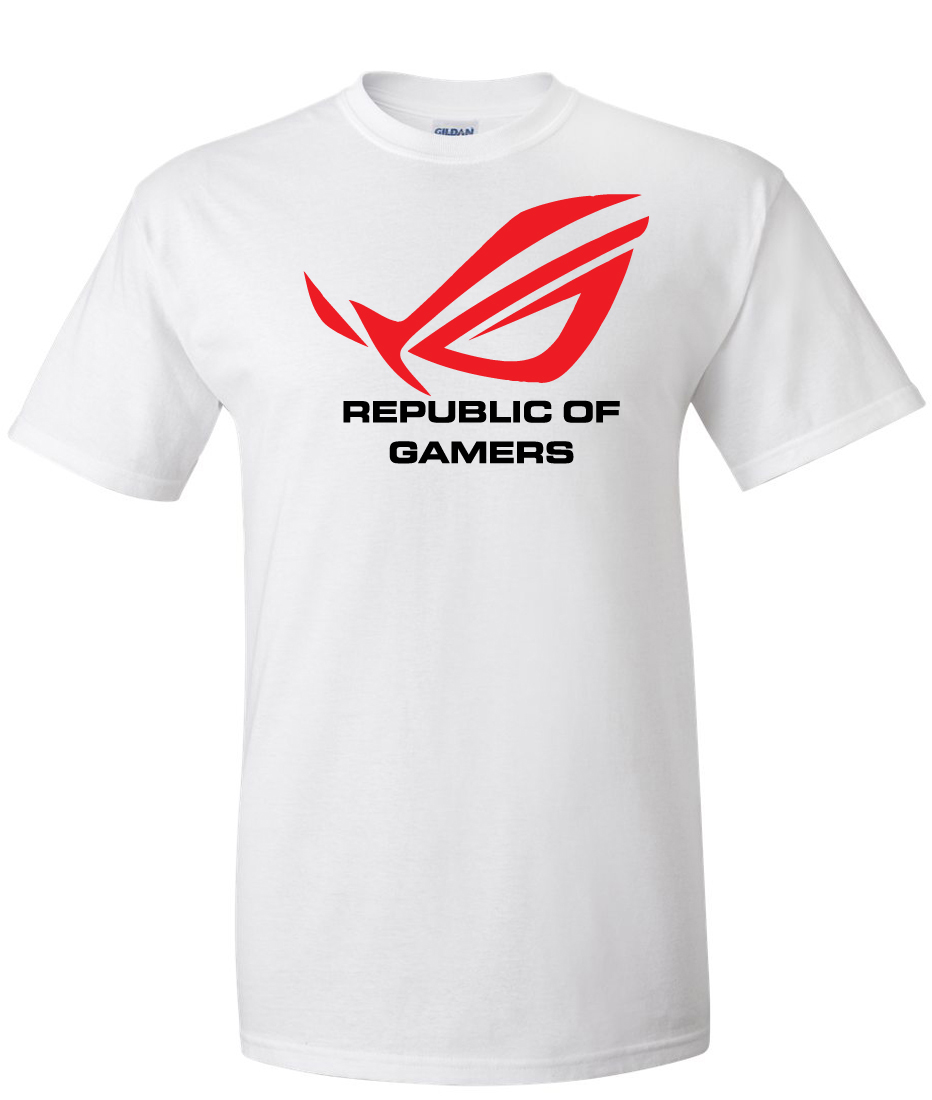 ASUS ROG Republic of Gamers Logo Graphic T Shirt – Supergraphictees