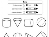 Solid Shapes Worksheets Very Basic
