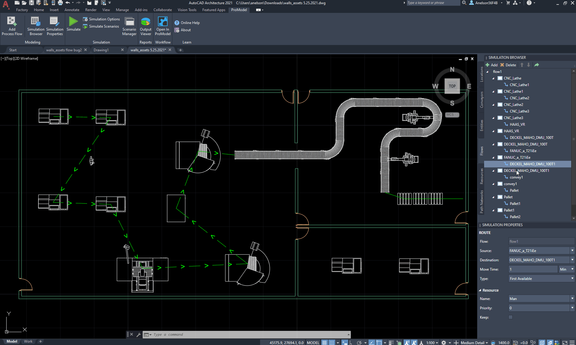 ProModel AutoCAD simulation edition - SCDA